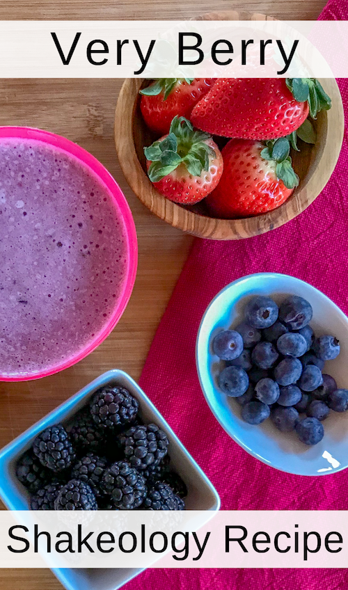 Very Berry Strawberry Shakeology Recipe • Ashley Burk Home + Lifestyle
