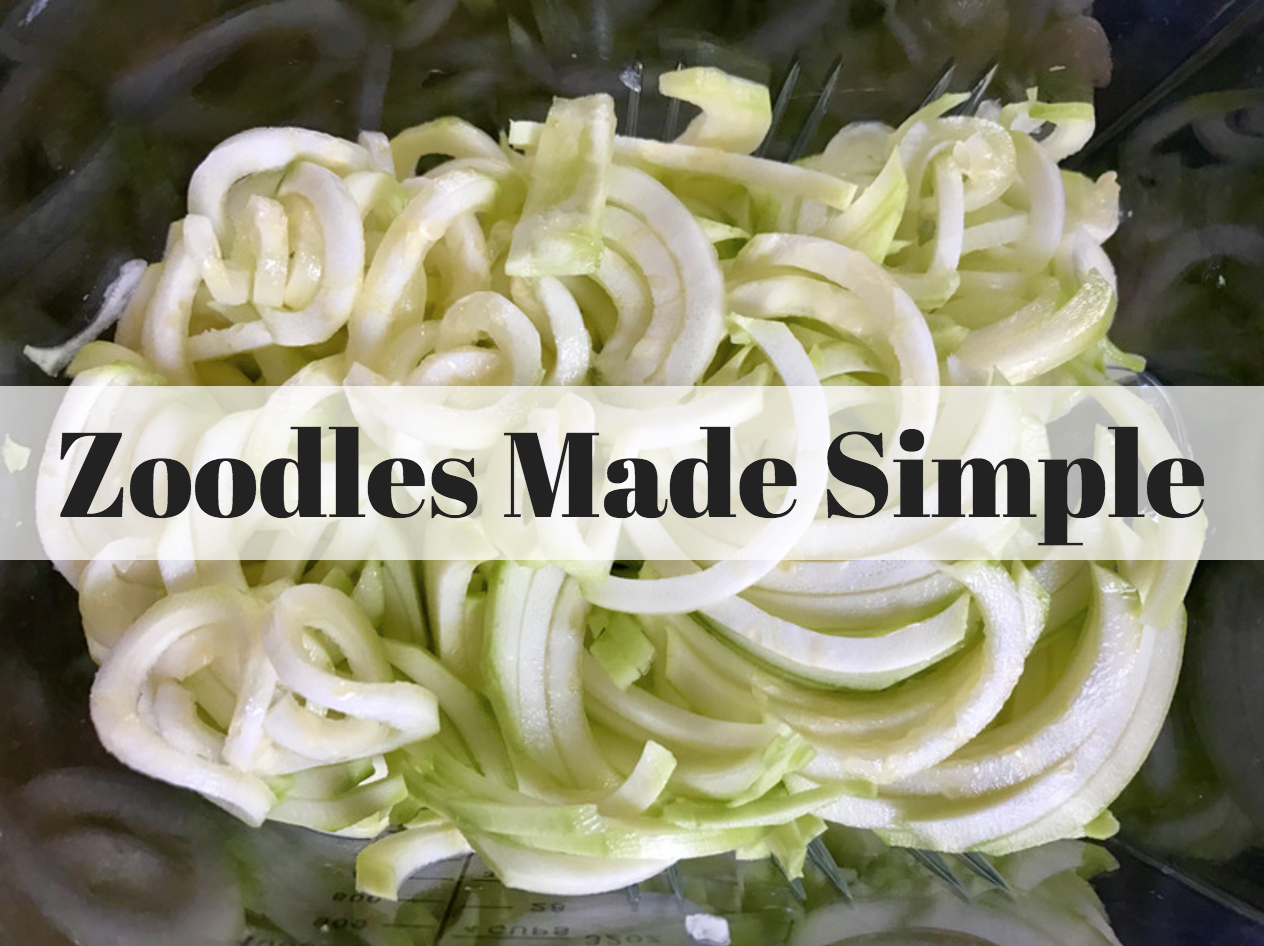 Zoodles Recipe Made Simple • Ashley Burk