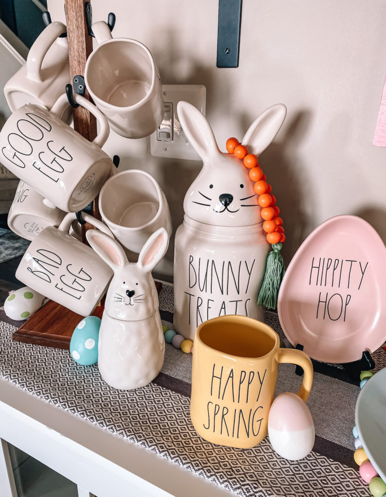 Colorful Rae Dunn Easter Display • Ashley Burk