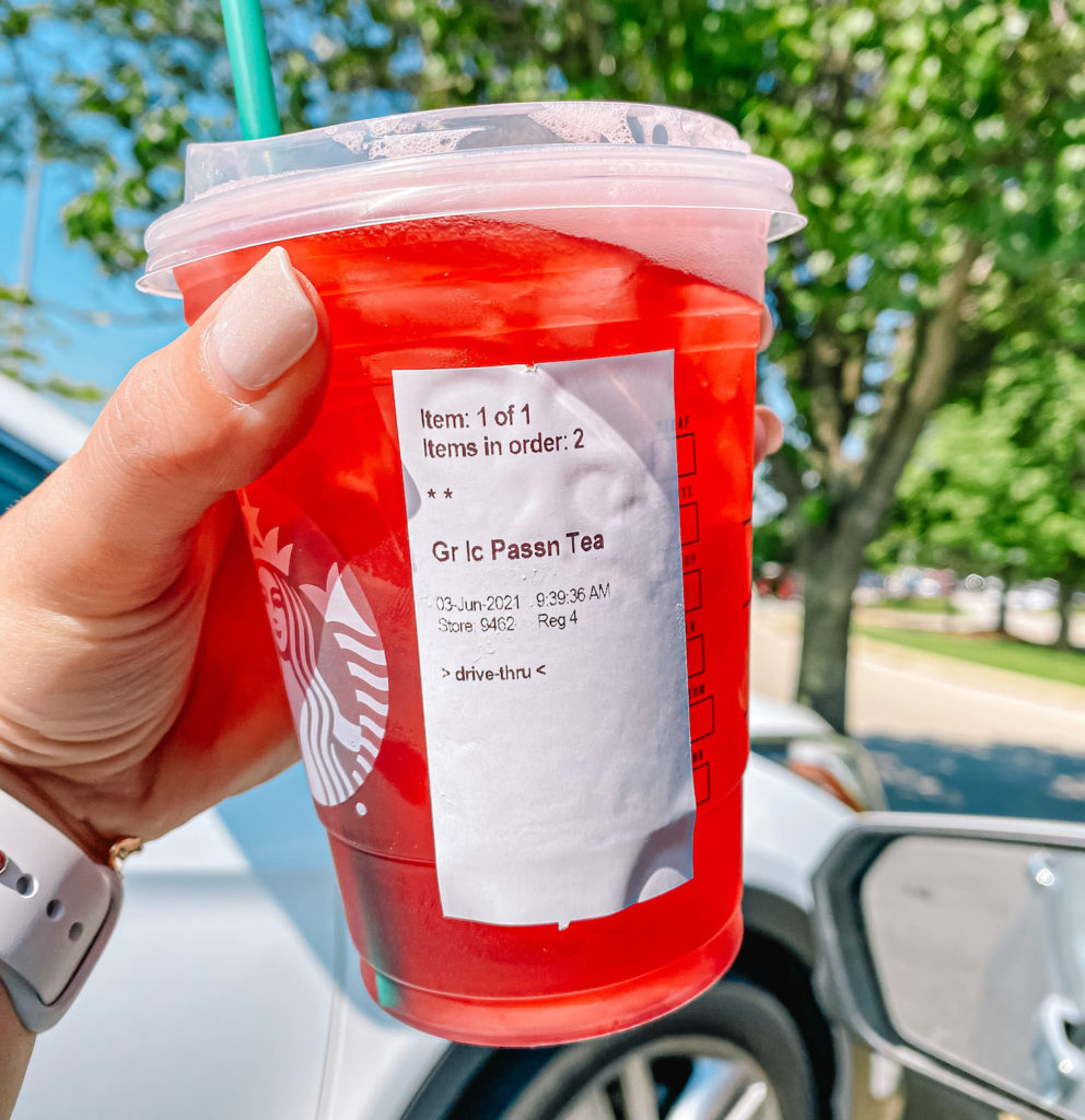 My Take on the Starbucks Iced Passion Tango Tea • Ashley Burk
