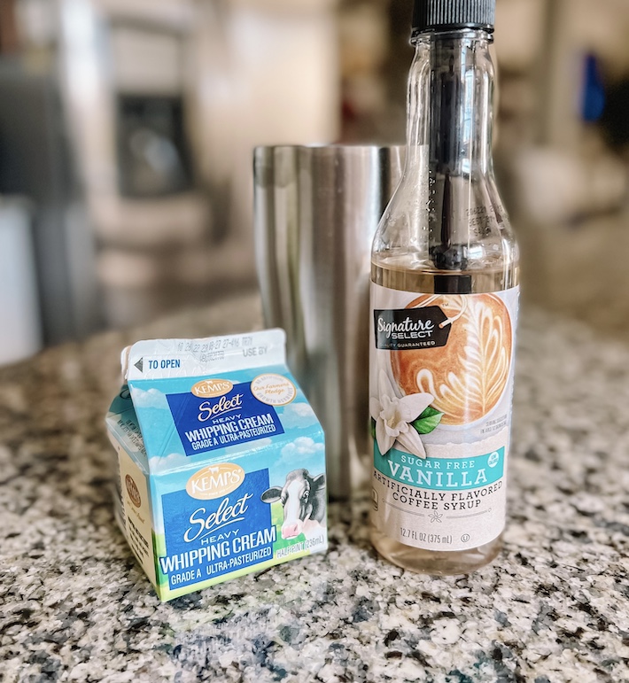 Easy Vanilla Sweet Cream Cold Foam Recipe • Ashley Burk Home + Lifestyle