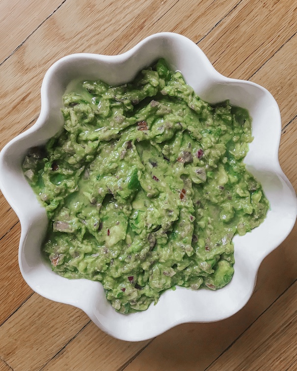 Easy Homemade Guacamole Recipe • Ashley Burk