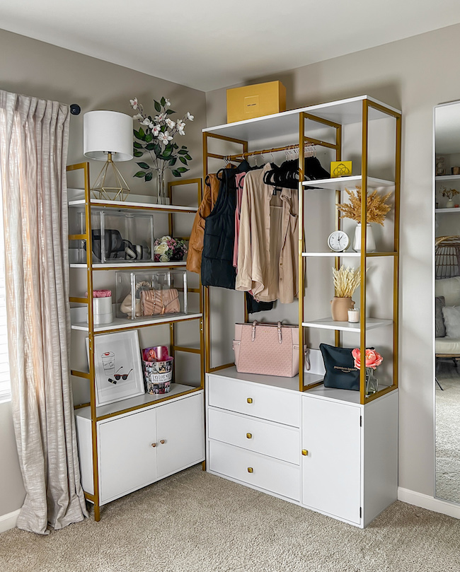 Easy & Dreamy Dual Purpose Closet Office Makeover • Ashley Burk Home ...